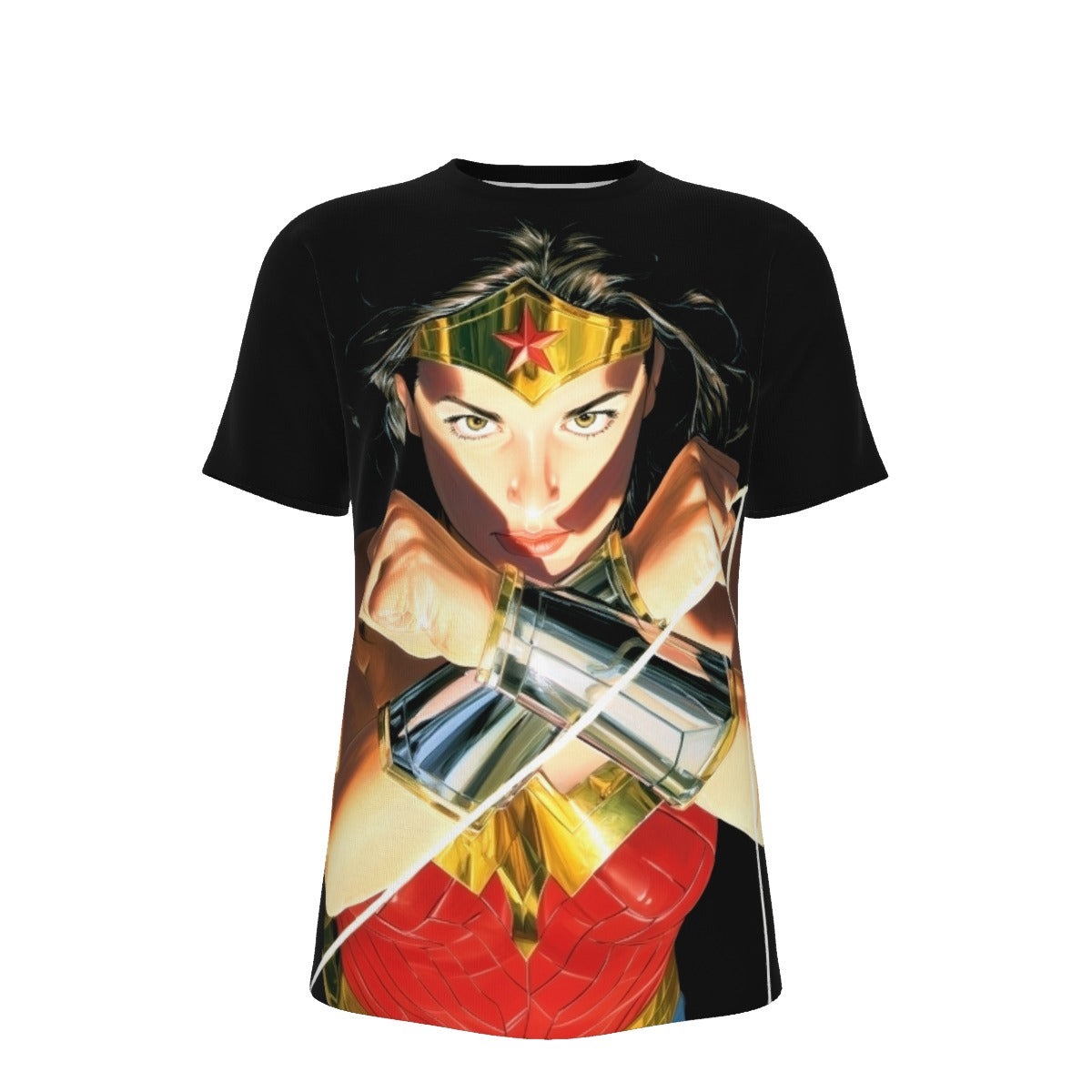 WONDER WOMAN PROTECT ALL OVER PRINT SHIRT AND TANK TOP - ALEX ROSS TRI ...