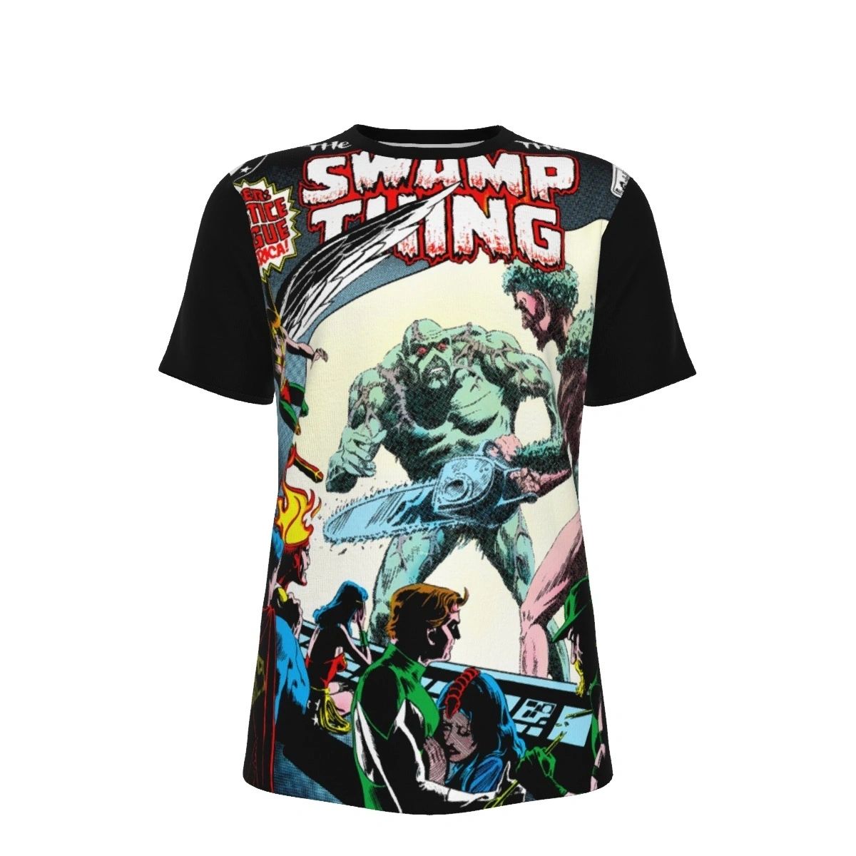 SAGA OF SWAMP THING 24 ALL OVER PRINT SHIRT & TANK – BEARDEDSHIRTS