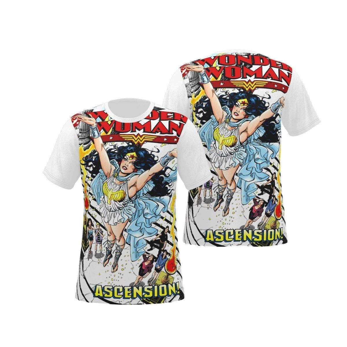 WONDER WOMAN 127 V2 ALL OVER PRINT SHIRT, BUTTON UP & TANK – BEARDEDSHIRTS