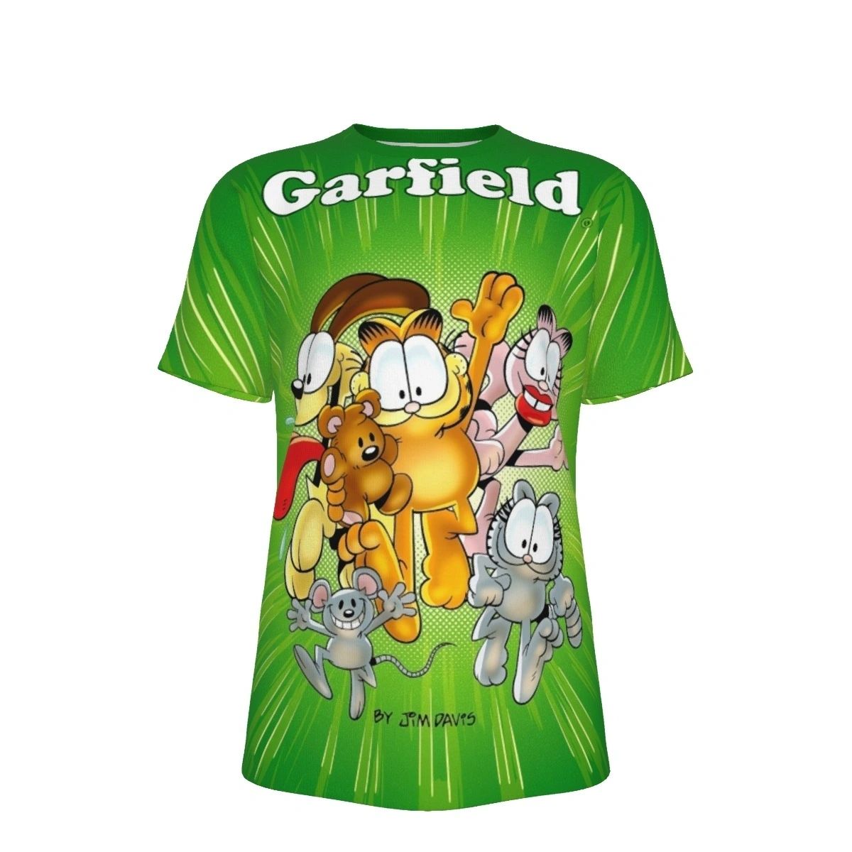 GARFEILD AND FRIENDS ALL OVER PRINT SHIRTS – BEARDEDSHIRTS