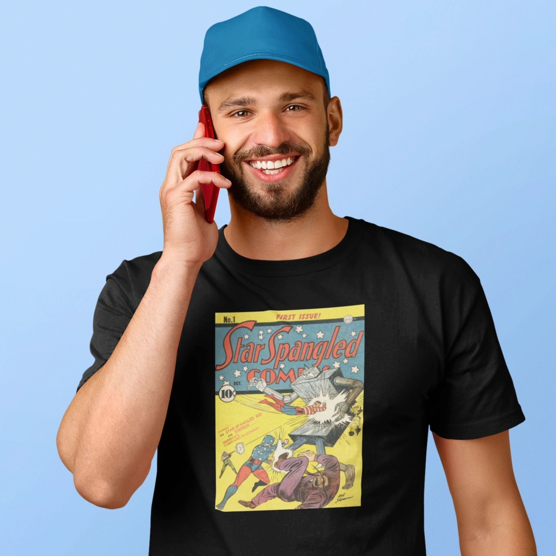 COVER STAR SPANGLED COMICS 1 - STAR SPANGLED KID – BEARDEDSHIRTS