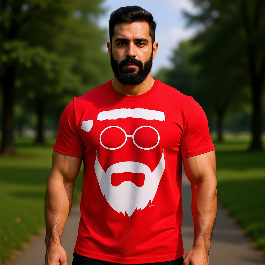 SANTA Bearded Shirt ALL OVER PRINT – BEARDEDSHIRTS