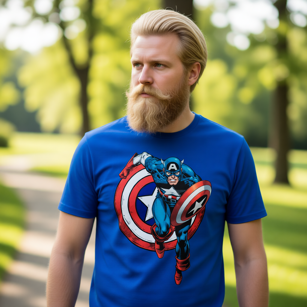 CAPTAIN AMERICA GO All Over Print Shirt & Tank Top - ORIGINAL ART ...