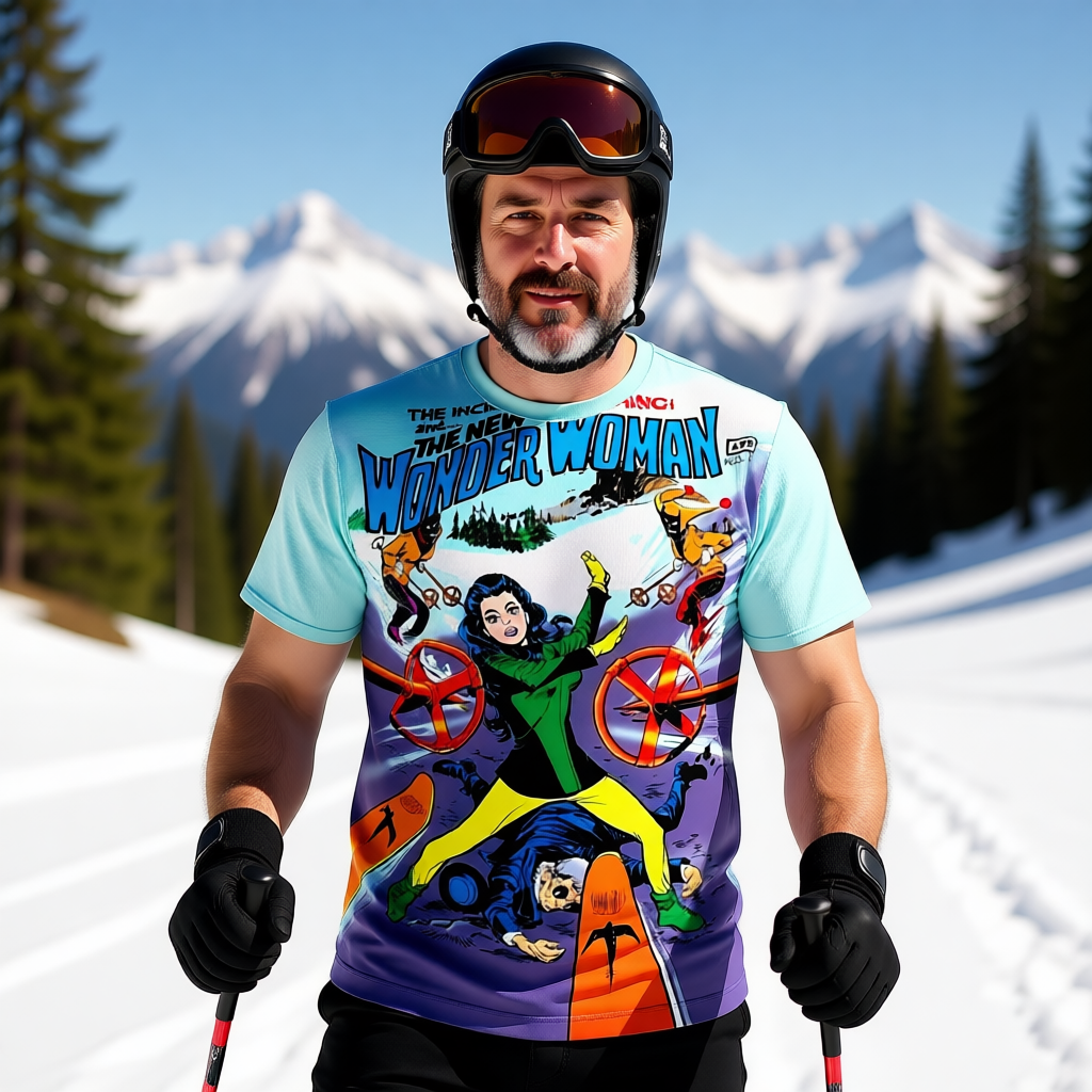 WONDER WOMAN 181 All Over Print Shirt & Tank Top – BEARDEDSHIRTS