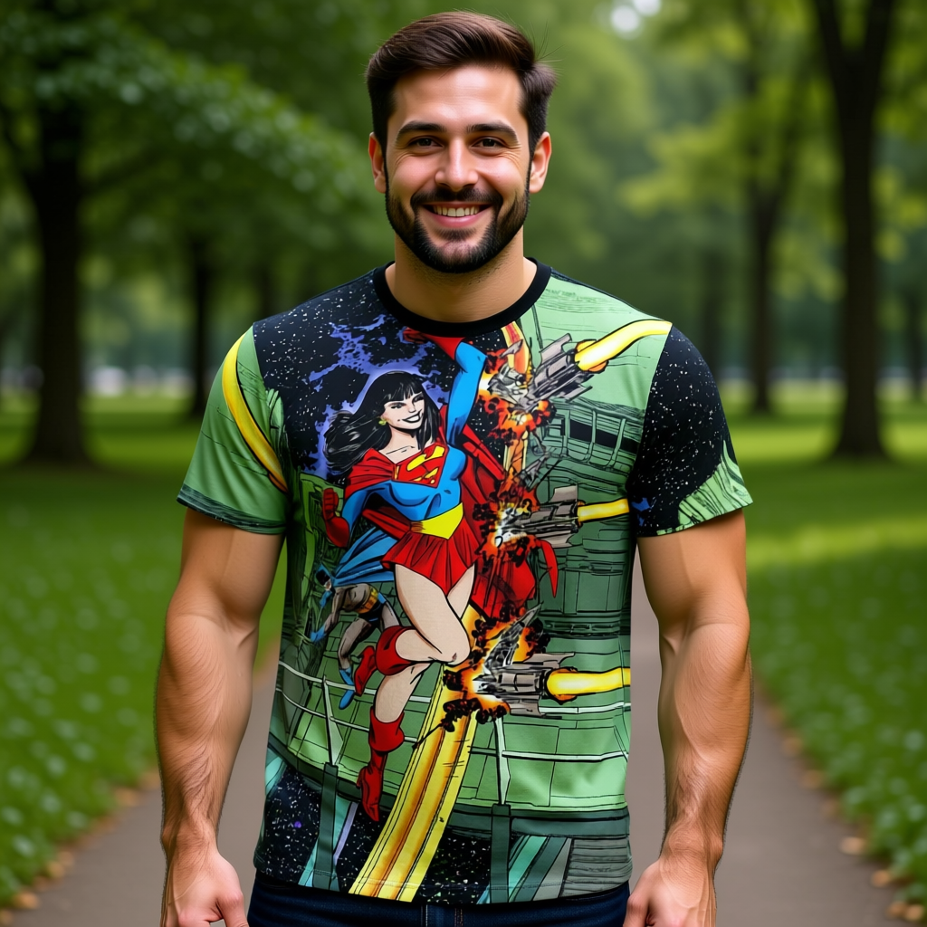 GENERATIONS 3 SUPERGIRL All Over Print Shirt & Tank Top - JOHN BYRNE A ...